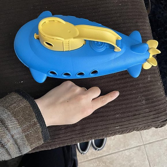 Toys | Kids Yellow And Blue Plastic Submarine Toy | Poshmark